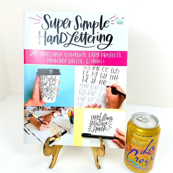 Office | Super Simple Hand Lettering 2 Traceable Alphabets Easy ...